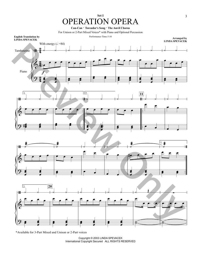 Operation Opera | J.W. Pepper