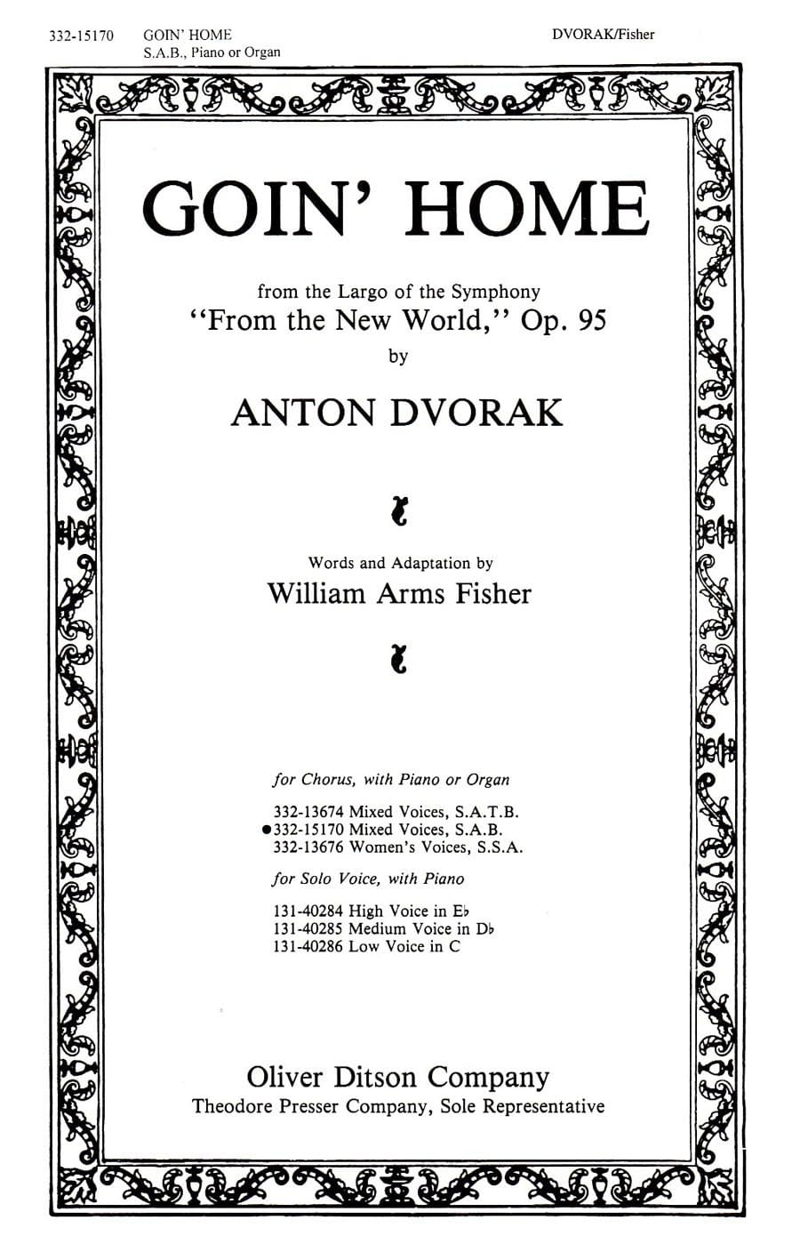 Going Home Choral Sheet Music | J.W. Pepper