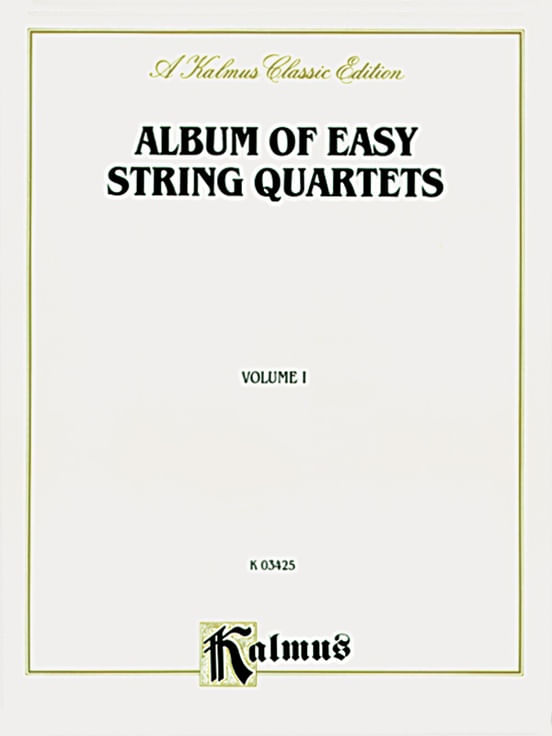 Album of Easy String Quartets, Vol. 1 | J.W. Pepper