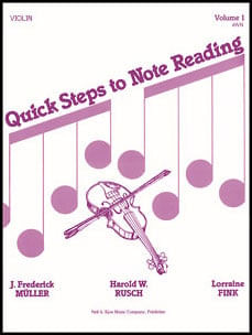 Quick Steps to Note Reading No. 1-Violin | J.W. Pepper