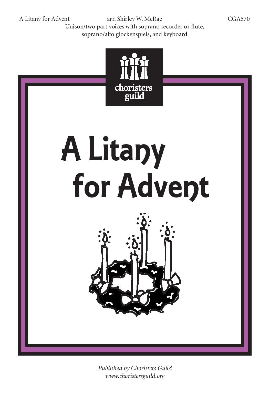 A Litany for Advent Choral Sheet Music | J.W. Pepper