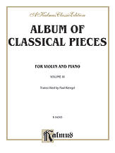 Album of Classical Pieces No. 3-Viola | J.W. Pepper