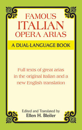 Famous Italian Opera Arias-It/Eng | J.W. Pepper