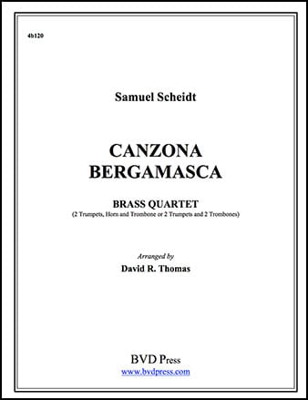 Canzona Bergamasca-Brass Quartet | J.W. Pepper
