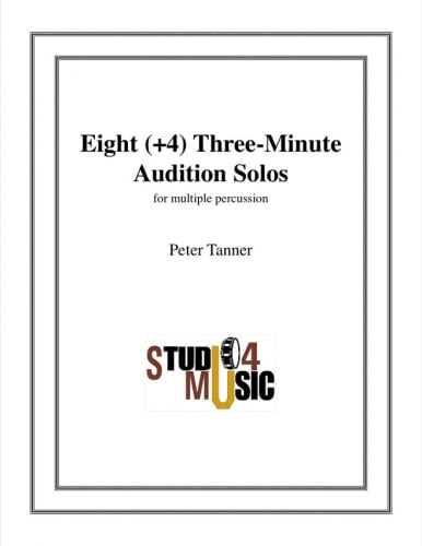 8 (+4) Three Minute Audition Solos for Multiple Percussion Sheet Music ...