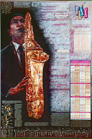 The Saxophone Poster | J.W. Pepper