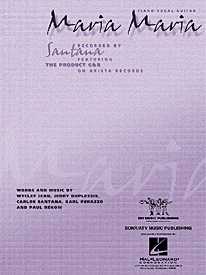 Maria Maria-Piano/Vocal P/V/G Sheet Music | J.W. Pepper
