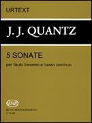 Five Sonatas for Flute/Bass Continu | J.W. Pepper