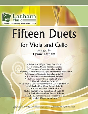 15 Duets for Viola and Cello Sheet Music | J.W. Pepper