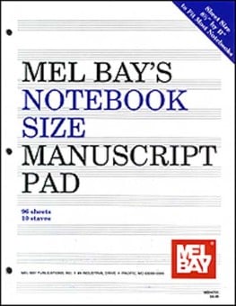 Notebook Size Manuscript Pad | J.W. Pepper