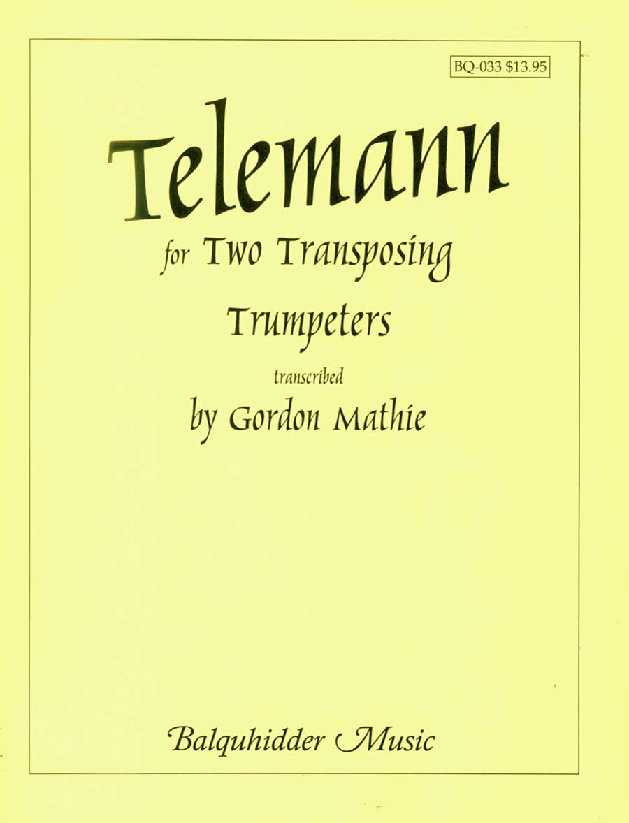 Telemann for Two Transposing Trumpeters | FastStore PDP