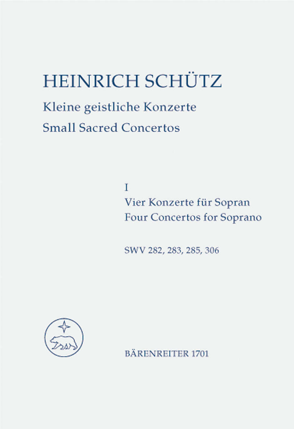 Small Sacred Concertos Part 1 Choral Sheet Music | J.W. Pepper