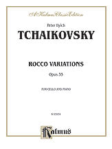 Rococo Variations Op. 33-Cello Sheet Music | J.W. Pepper