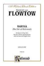 Martha-German/English Opera Score | J.W. Pepper
