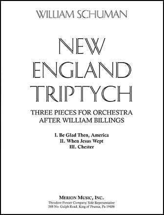 New England Triptych-Study Score | J.W. Pepper
