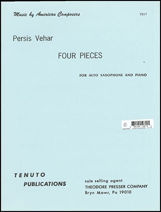 Four Pieces-Alto Saxophone/Piano Sheet Music | J.W. Pepper