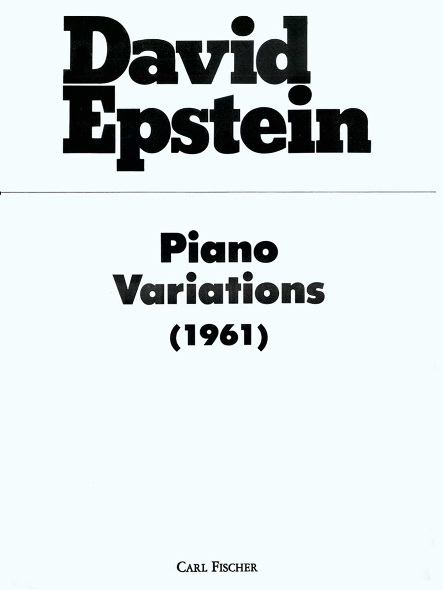 Piano Variations (1961) | J.W. Pepper