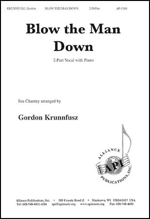 Blow the Man Down Choral Sheet Music | J.W. Pepper