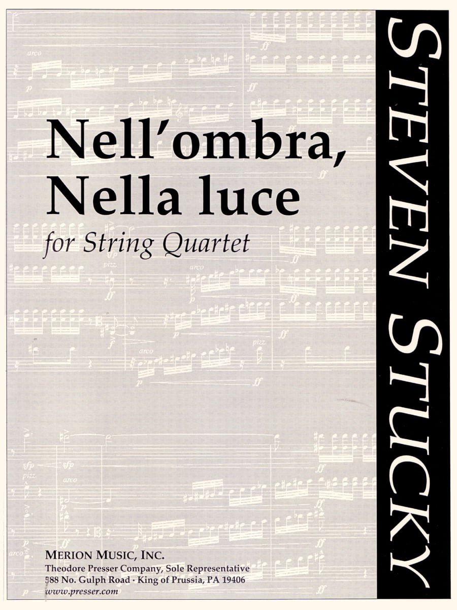 Nell Ombra Nella Luce-String Quart | J.W. Pepper