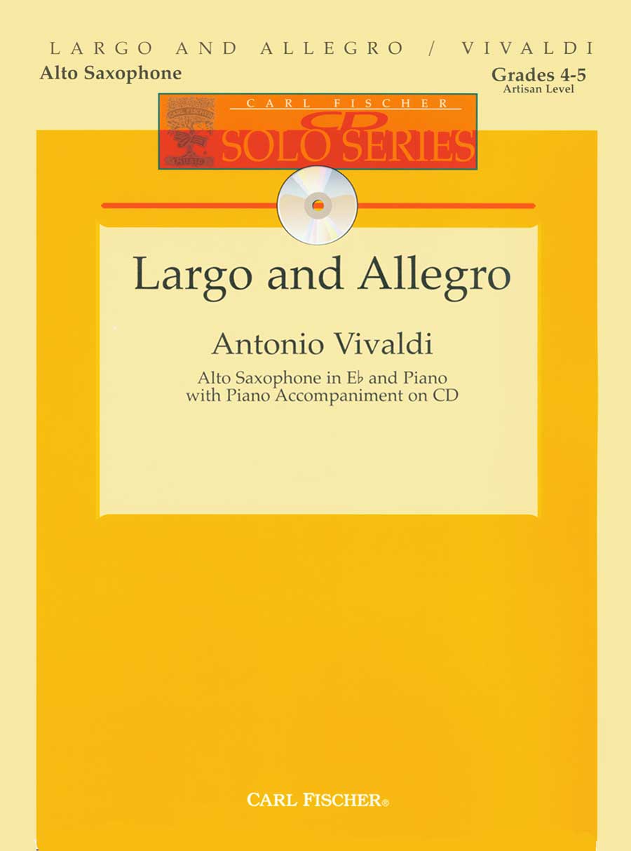 Largo and Allegro-Alto Saxophone Sheet Music | J.W. Pepper