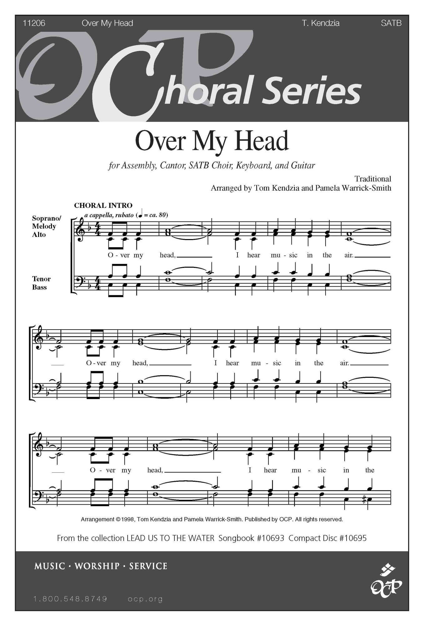 OVER MY HEAD | J.W. Pepper