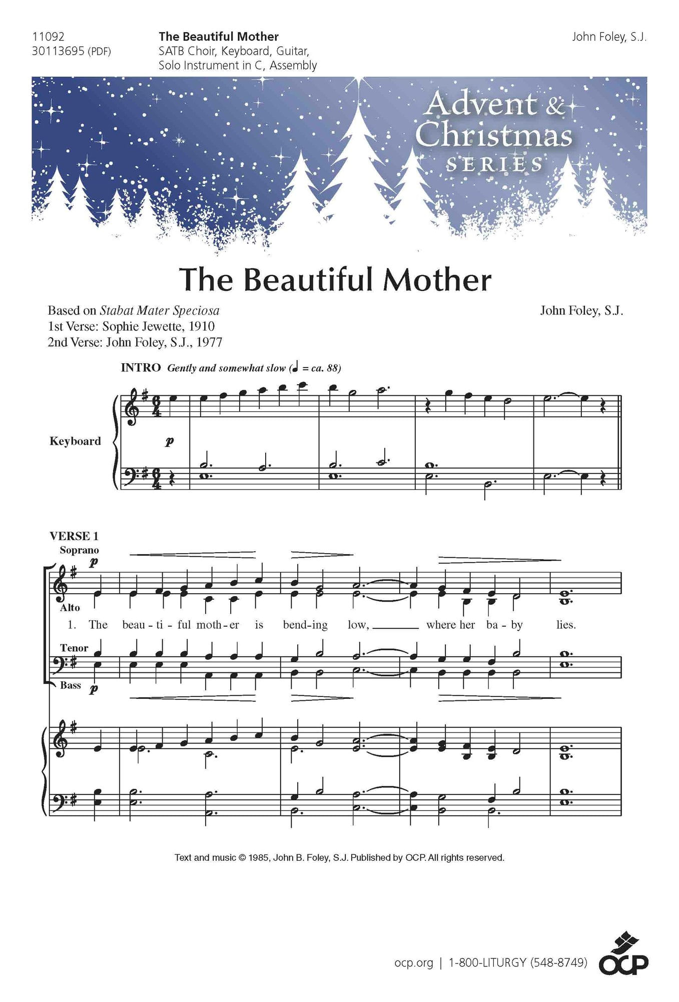 The Beautiful Mother Choral Sheet Music | J.W. Pepper