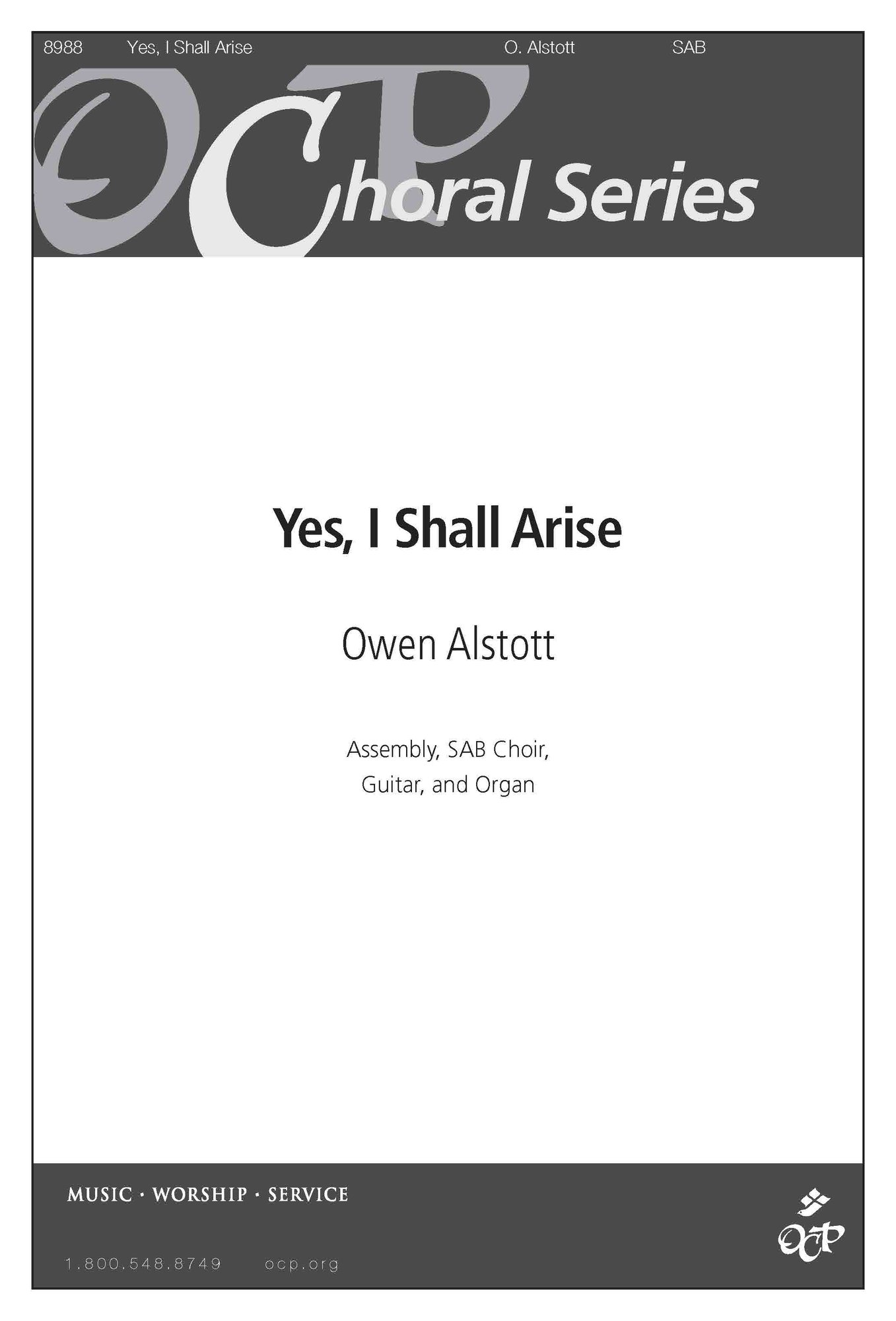 YES I SHALL ARISE | J.W. Pepper