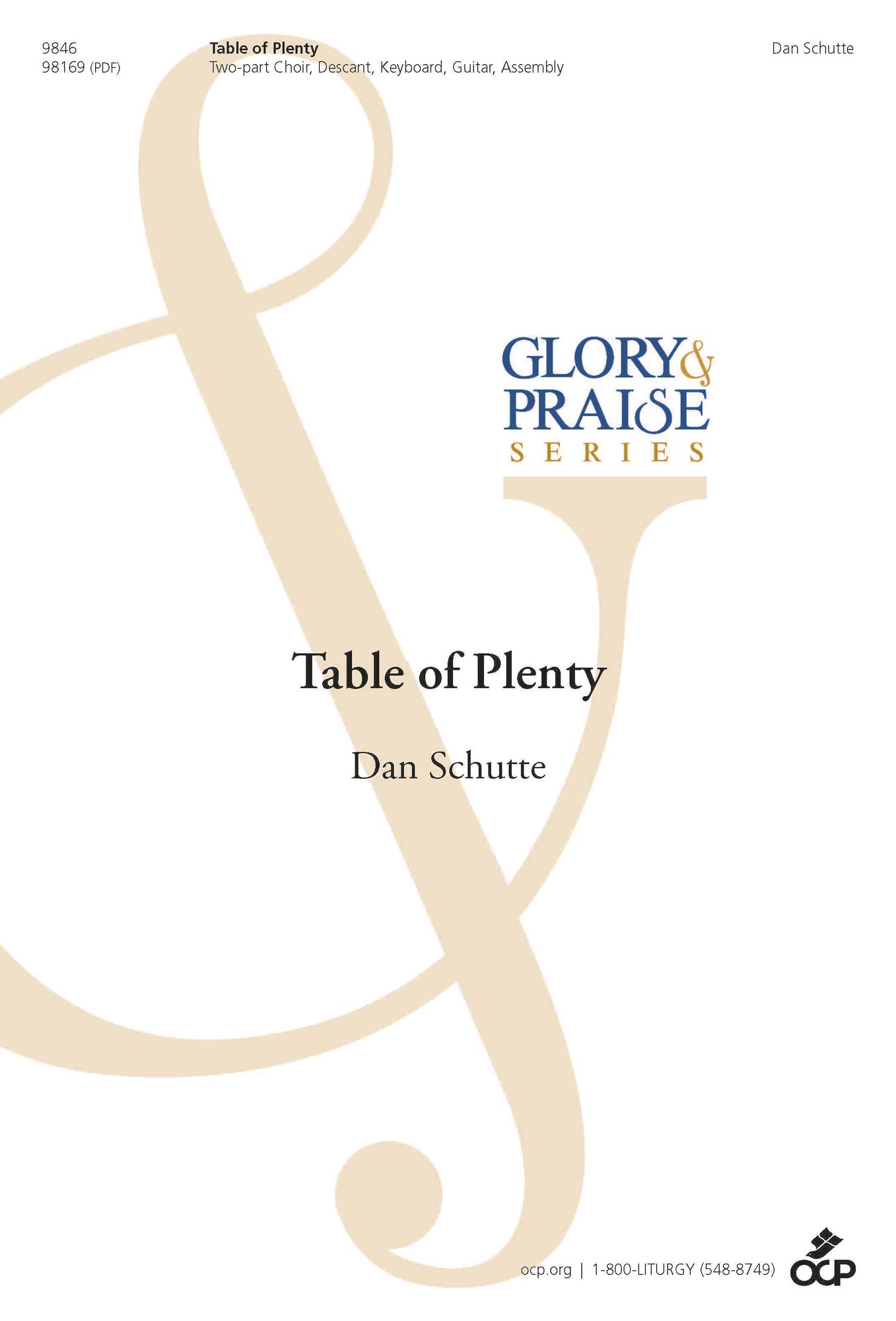 Table of Plenty | J.W. Pepper