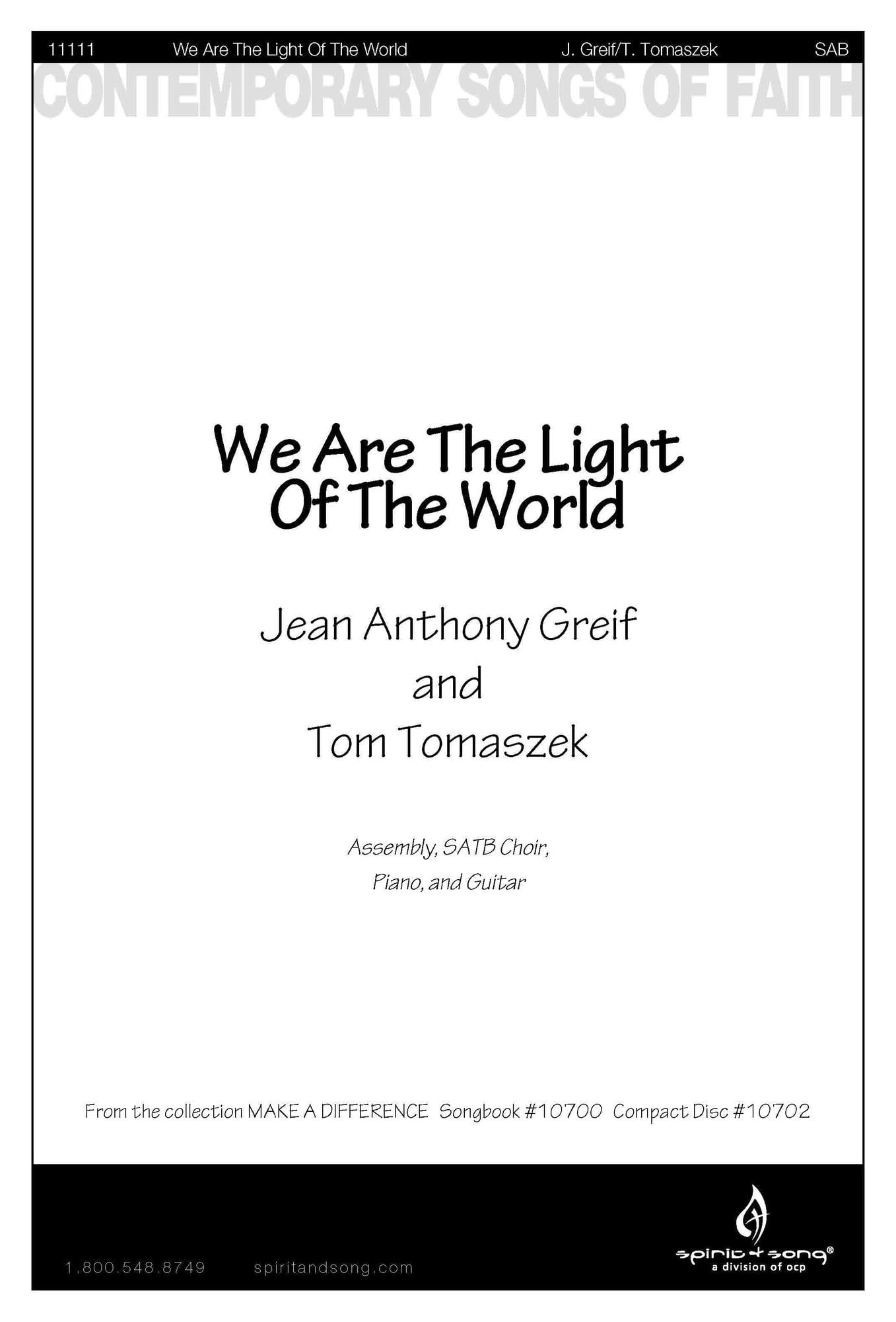 We Are the Light of the World | J.W. Pepper