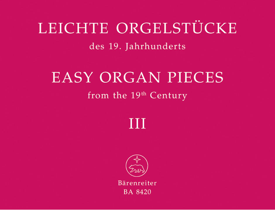 Easy Organ Pieces from the 19th Century No. 3 | J.W. Pepper