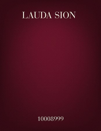 Lauda Sion Choral Sheet Music | J.W. Pepper
