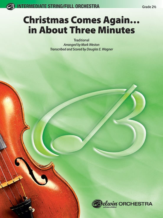 Christmas Comes Again in About Three Minutes Orchestra Sheet Music | J ...