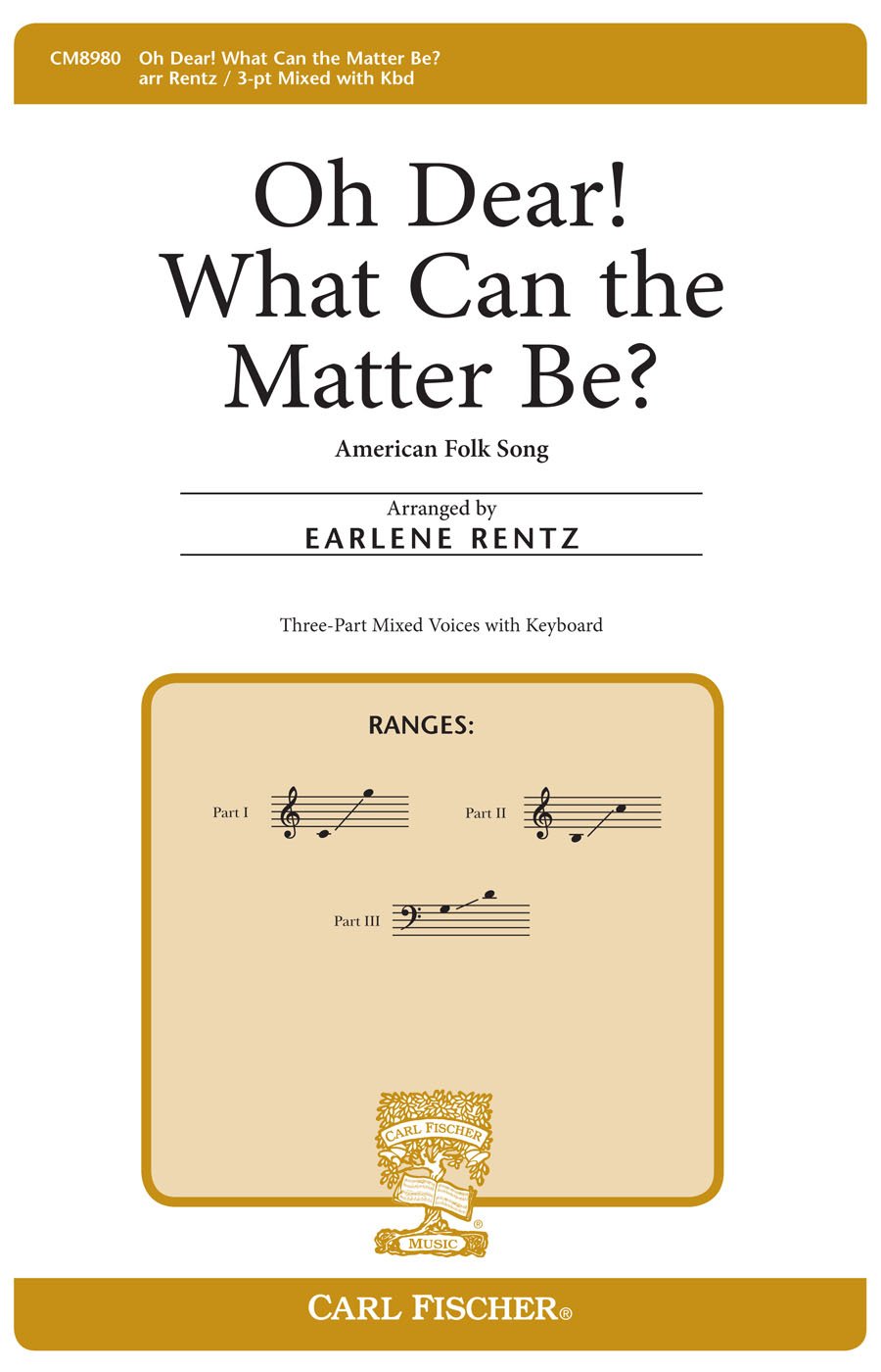 Oh Dear! What Can the Matter Be? Choral Sheet Music | J.W. Pepper