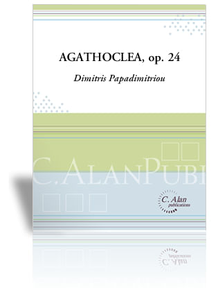Agathoclea Op. 24 Sheet Music | J.W. Pepper