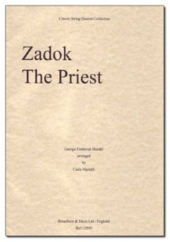Zadok the Priest Sheet Music | J.W. Pepper