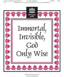 Immortal, Invisible, God Only Wise Handbell Sheet Music | J.W. Pepper