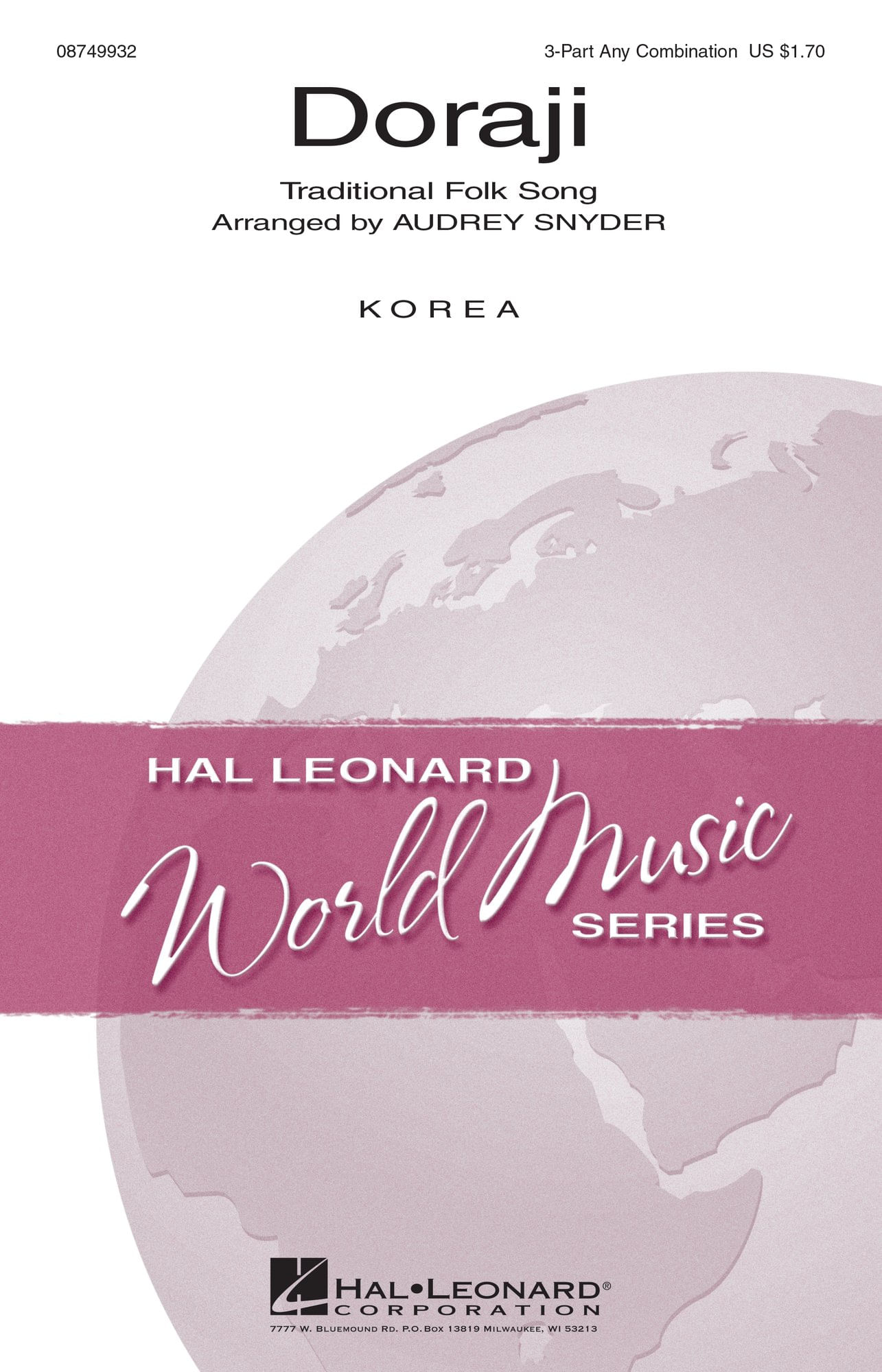 Doraji Choral Sheet Music | J.W. Pepper