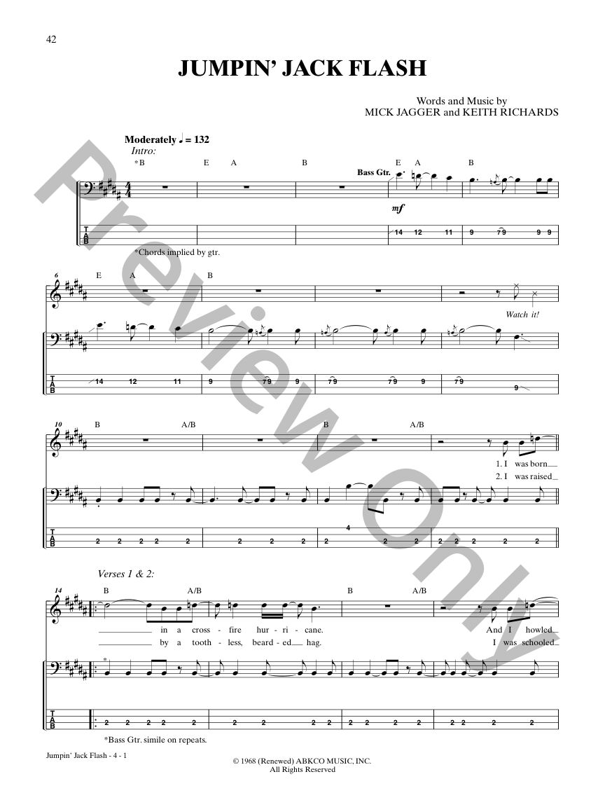 Jumping Jack Flash | J.W. Pepper