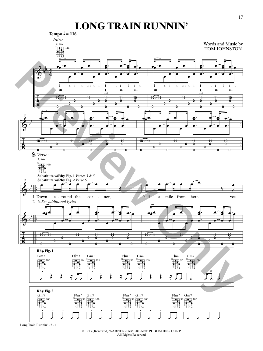 Long Train Running | J.W. Pepper