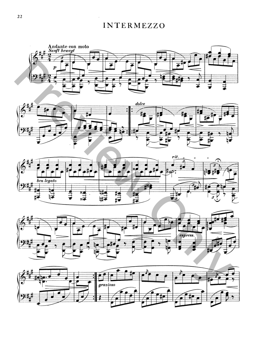 Intermezzo | J.W. Pepper