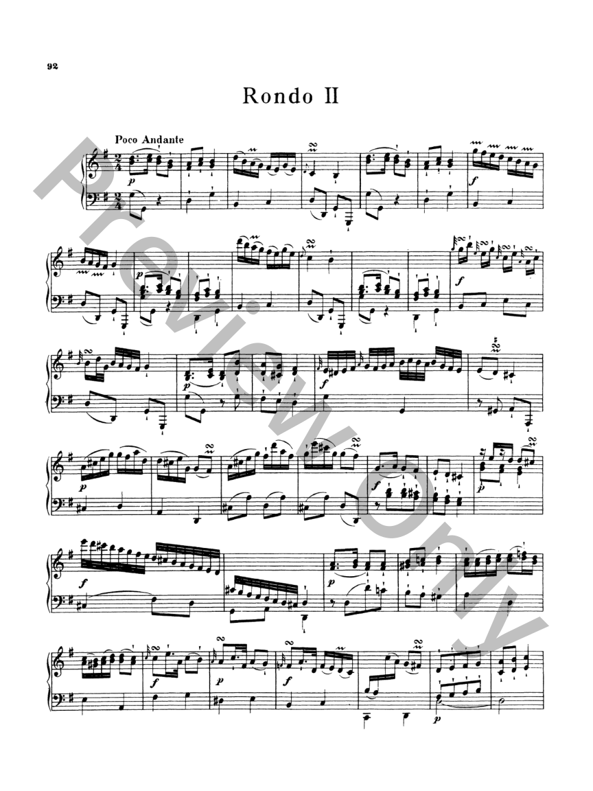 Rondo No. 2 in G Major | J.W. Pepper