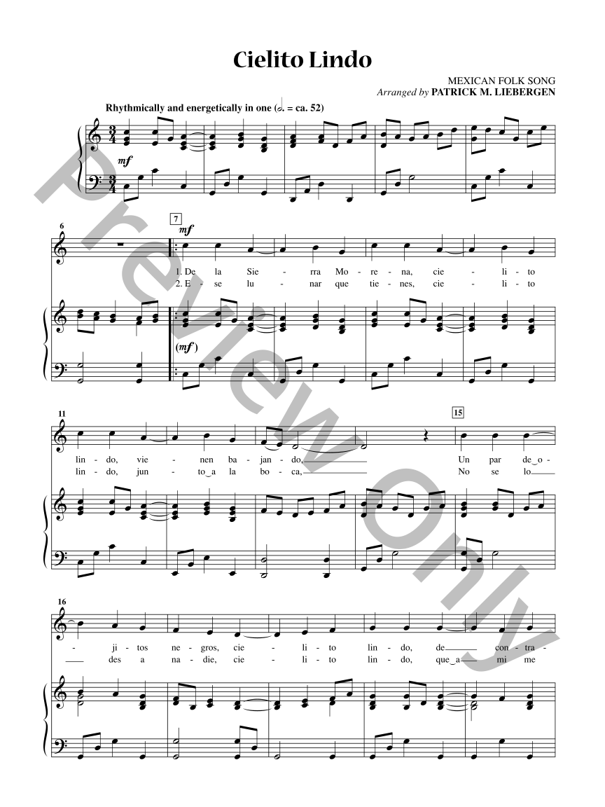 Cielito Lindo | J.W. Pepper