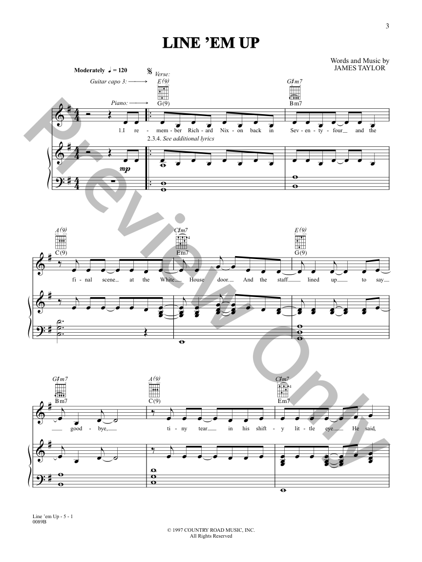 Line Em up | J.W. Pepper