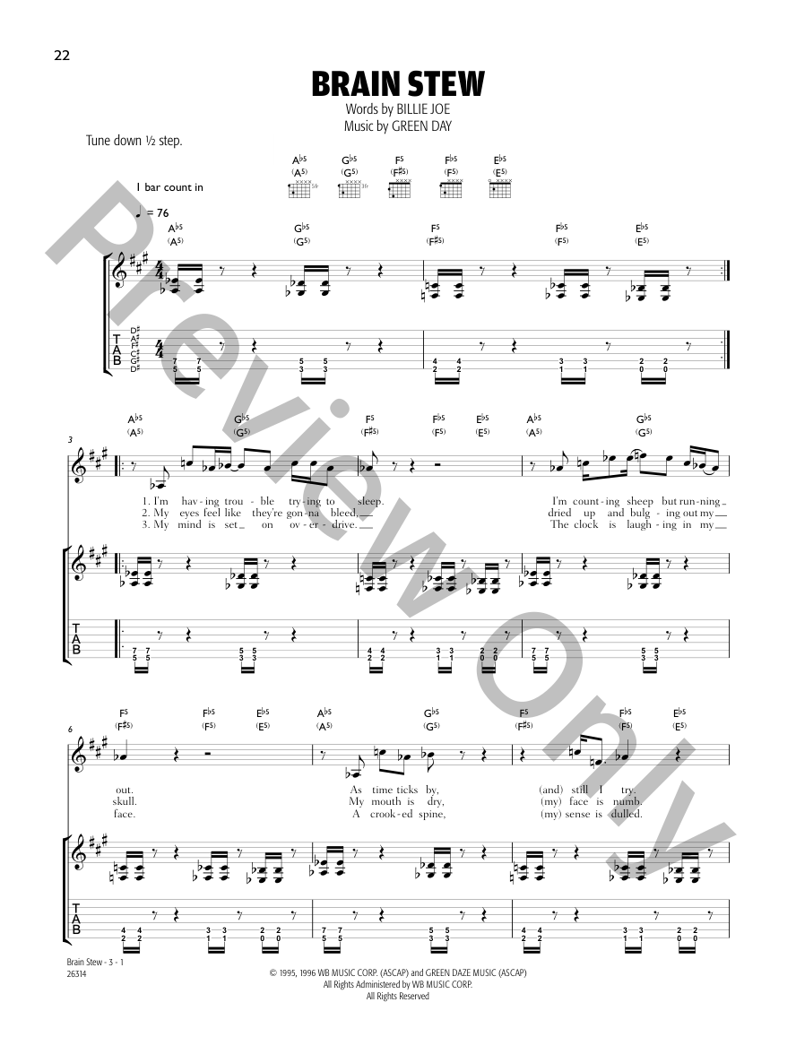 Brain Stew | J.W. Pepper