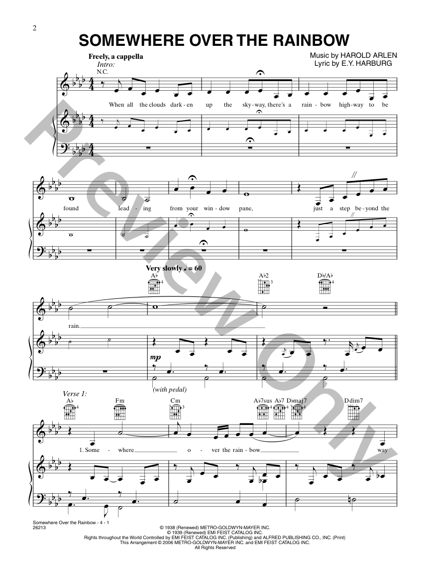 Somewhere over the Rainbow | J.W. Pepper