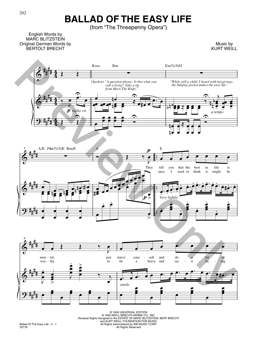 Ballad of the Easy Life | J.W. Pepper