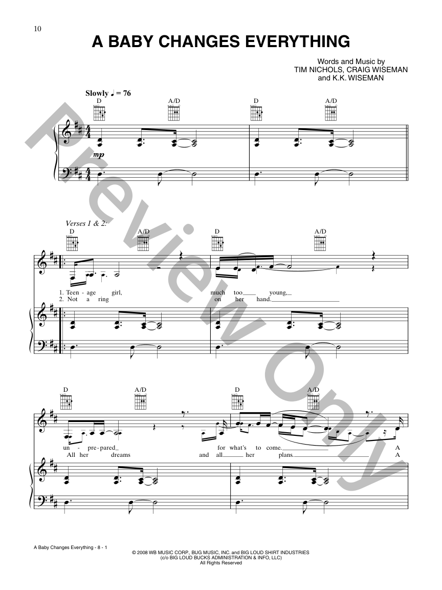 Baby Changes Everything | J.W. Pepper