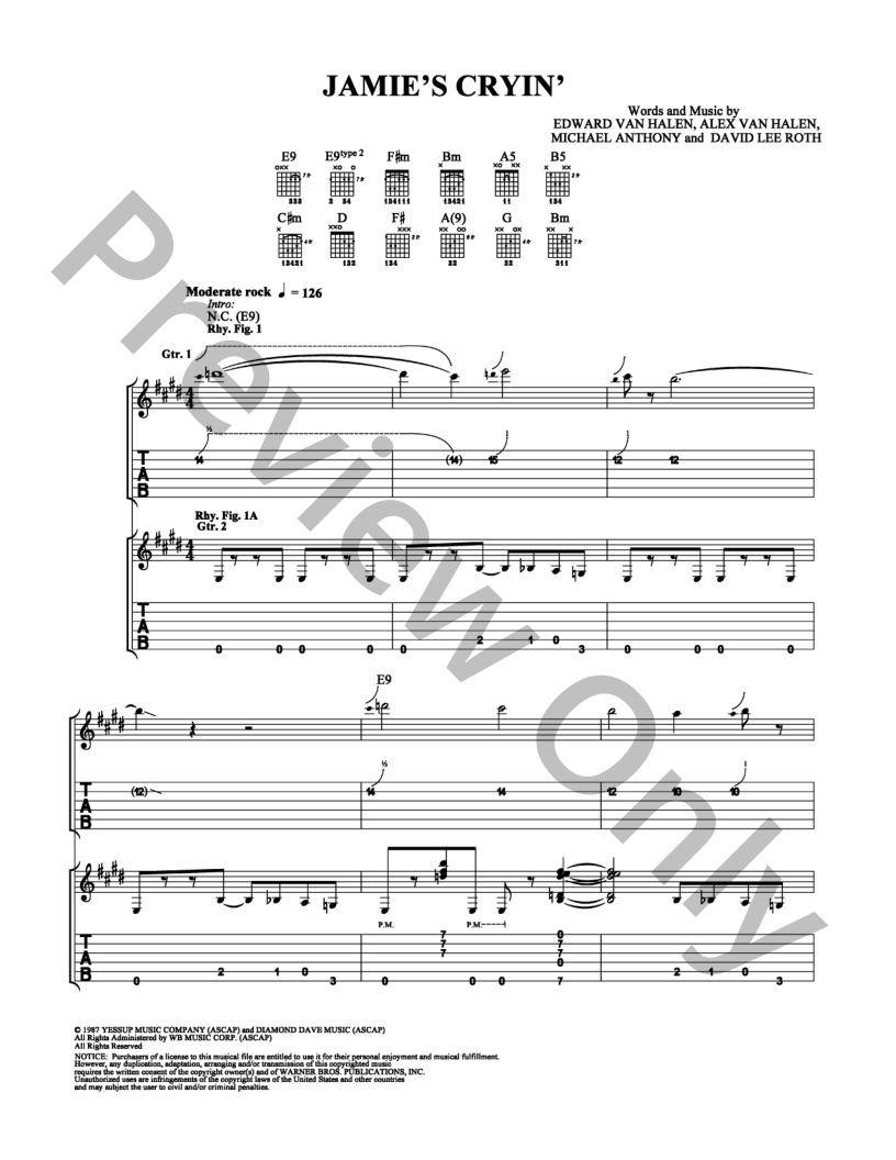 Jamie's Crying | J.W. Pepper