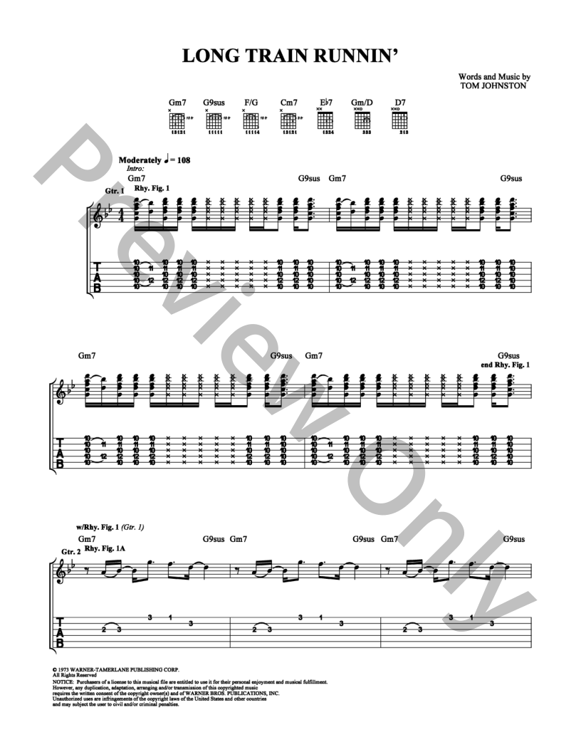 Long Train Running | J.W. Pepper