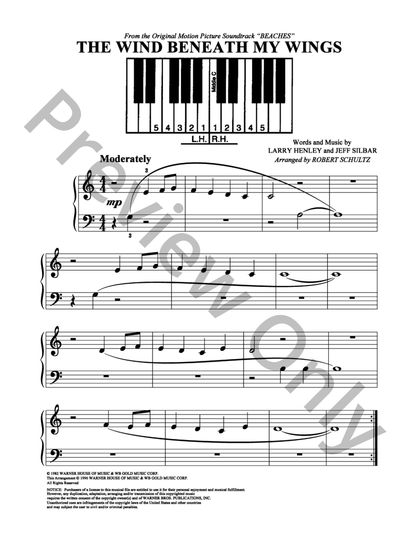 Wind Beneath My Wings | J.W. Pepper